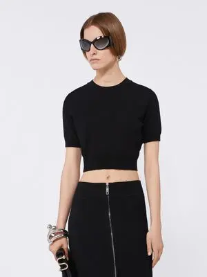 Max Mara Boxy Short Sleeve Sweater