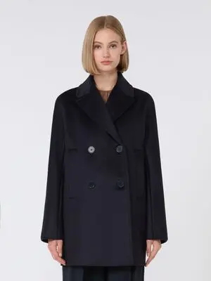 Max Mara Double-breasted Wool Pea Coat