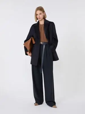 Max Mara Double-breasted Wool Pea Coat