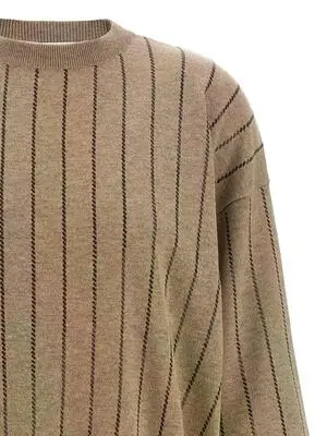 Brunello Cucinelli Striped Cashmere Sweater
