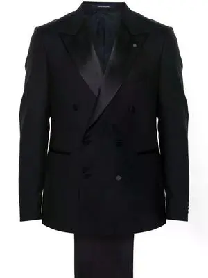 Tagliatore Double-breasted Suit - Black
