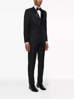 Tagliatore Double-breasted Suit - Black