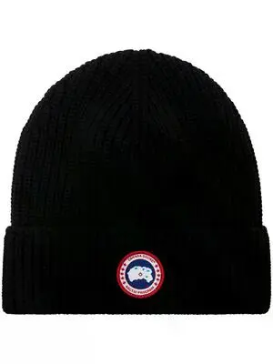 Canada Goose Arctic Disc Ribbed-knit Beanie
