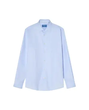 Robert Talbott Reynolds Twill Contemporary Fit Shirt - Light Blue