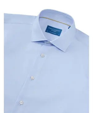 Robert Talbott Reynolds Twill Contemporary Fit Shirt - Light Blue