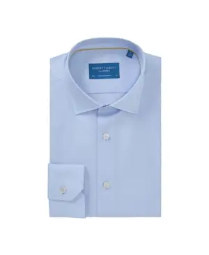 Robert Talbott Reynolds Twill Contemporary Fit Shirt - Light Blue
