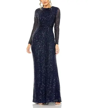 Ieena For Mac Duggal Long Sleeve Dresses