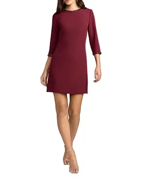 Mac Duggal Mac Duggal A-Line Embellished Cocktail Dress Ruby