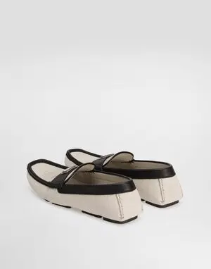 Dolce & Gabbana Dg Driver Salt & Pepper Slipper