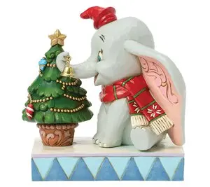 JIM SHORE Disney Traditions Dumbo Christmas Fig Urine 5.4in H - One-color