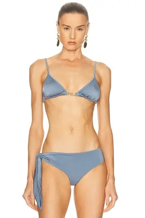 Chloé Bikini Top - Opal Blue