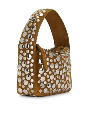 Khaite Elena Small Multi Stud Bag - Mud