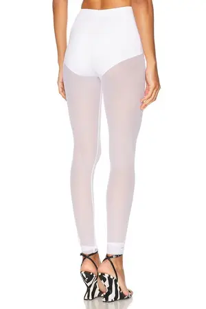 Norma Kamali Long Legging In White
