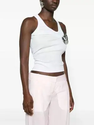 Coperni Emoji Cotton Tank Top
