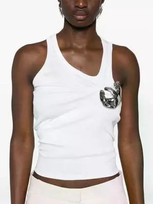 Coperni Emoji Cotton Tank Top