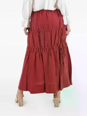 Brock Collection Drawstring Maxi Skirt