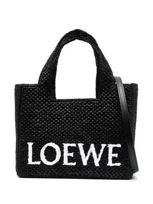Loewe Small Raffia Tote Bag