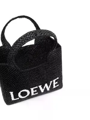 Loewe Small Raffia Tote Bag