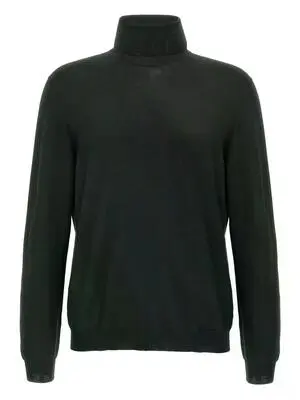 ZANONE Roll Neck Top - Green