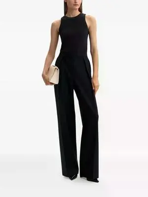 12 STOREEZ Sleeveless Ribbed Tank Top - Black