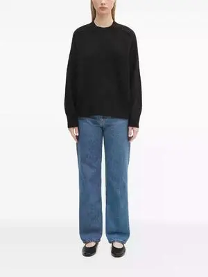 A.p.c. Naomie Round-neck Wool Sweater - Black