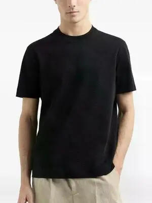 Emporio Armani Cotton T-shirt - Black