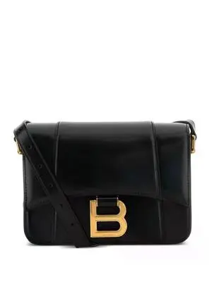 Balenciaga Hourglass Flap Bag Leather Bag