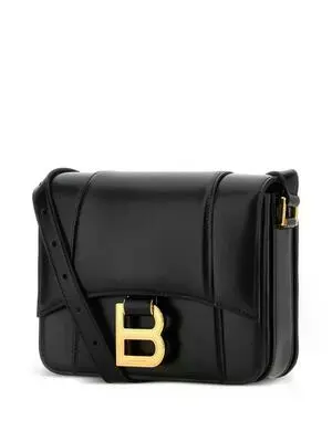 Balenciaga Hourglass Flap Bag Leather Bag
