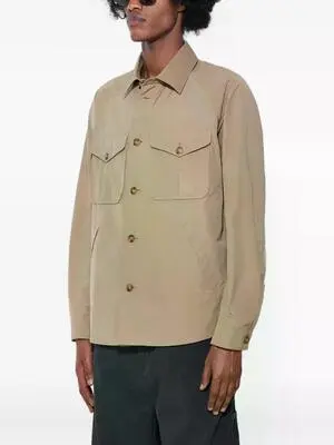 BARACUTA Patch-pocket Shirt Jacket