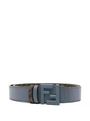 Fendi Ff Squared Buckle Belt - Brown