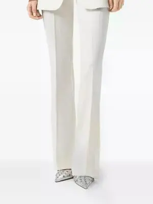 Blumarine Twill Flared Trousers