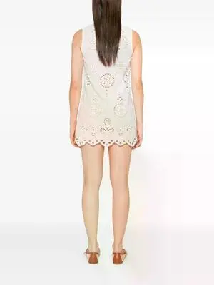 Matteau Broderie Anglaise Mini Dress