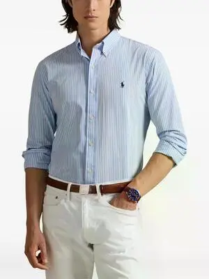 Polo Ralph Lauren Striped Long-sleeve Shirt - Blue