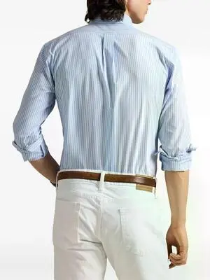 Polo Ralph Lauren Striped Long-sleeve Shirt - Blue