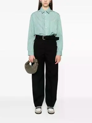Matteau Striped Shirt - Green