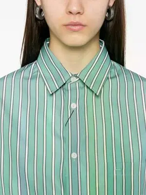 Matteau Striped Shirt - Green