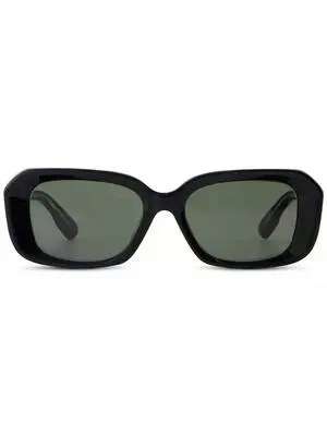 Gucci Double G Square-frame Sunglasses - Black