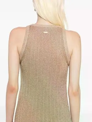 TOM FORD Metallic-threading Midi Dress