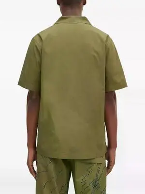 MAHARISHI Dragon-embroidered Short-sleeve Shirt