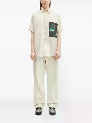 Aries Graphic-print Short-sleeve Shirt