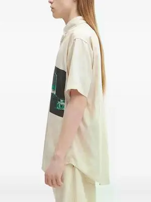 Aries Graphic-print Short-sleeve Shirt