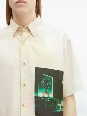 Aries Graphic-print Short-sleeve Shirt