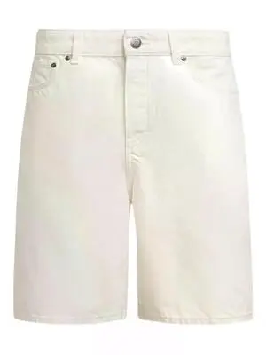 12 STOREEZ Boyfriend Denim Shorts - White
