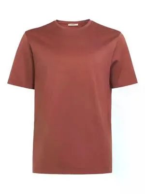 12 STOREEZ Short-sleeve Crew-neck T-shirt - Brown