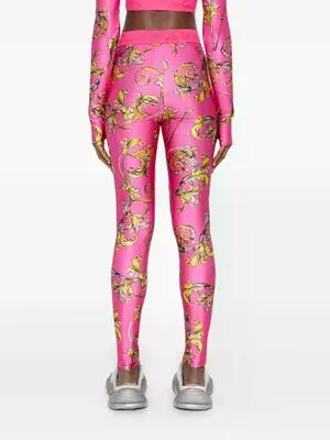 Versace Barocco-print Leggings