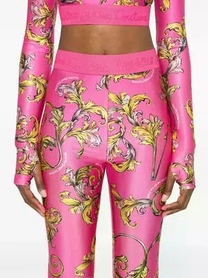 Versace Barocco-print Leggings