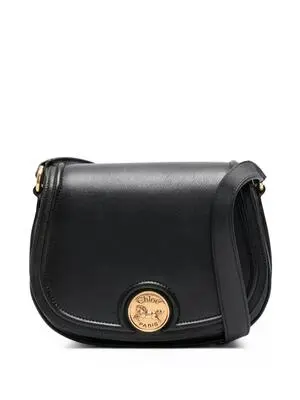 Chloé Horse Medal Leather Crossbody Bag