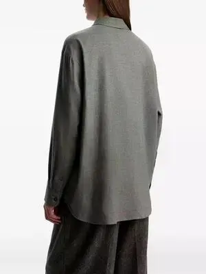 12 STOREEZ Button-up Shirt - Grey