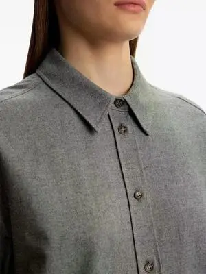 12 STOREEZ Button-up Shirt - Grey
