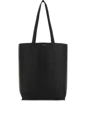 A.p.c. Maiko Leather Tote Bag - Black